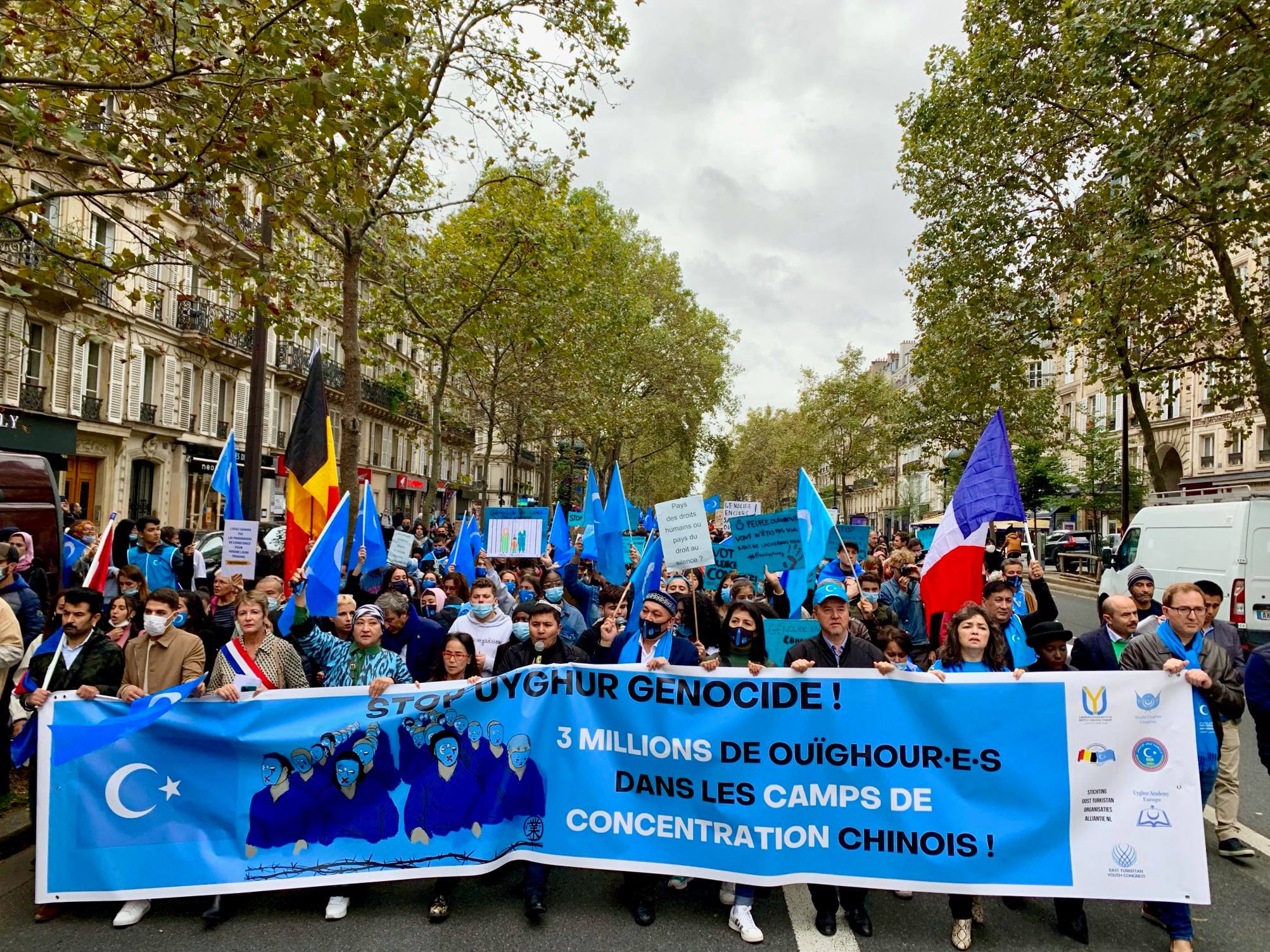 Manifestation du samedi 2 octobre 2021 – The European Uyghur Institute